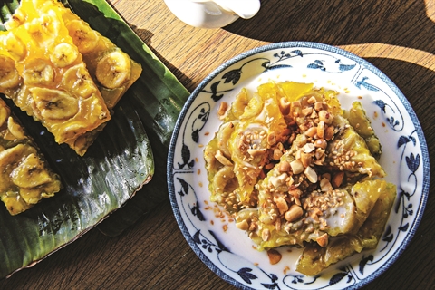Gâteau à la banane cuit à vapeur